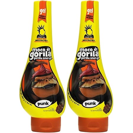 Amazon.com : Moco de Gorila Estilo Punk Extreme Hold Gel 9.52 oz 270 g ...