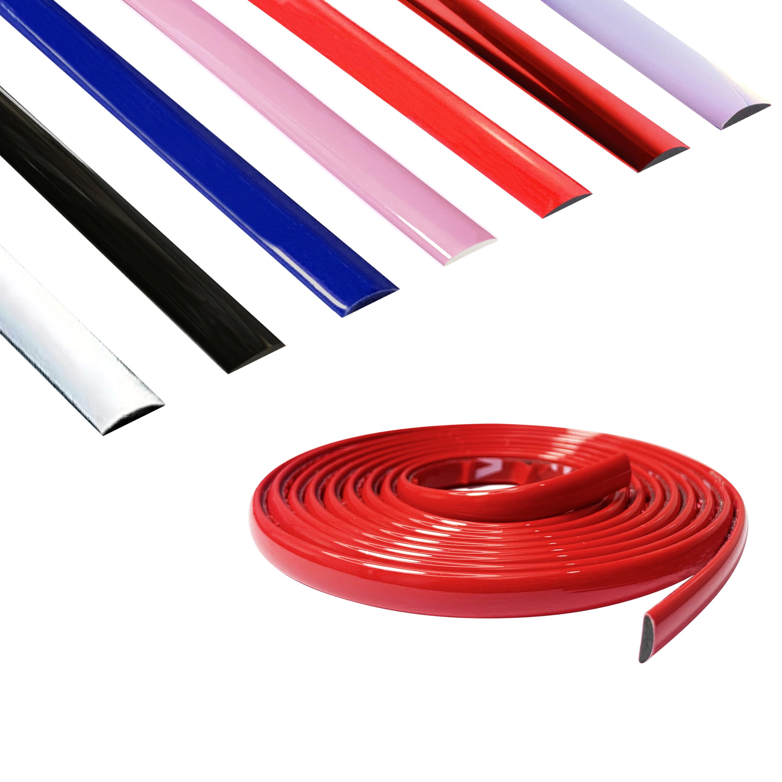 Amazon.com: 16ft [Width:1/4 inch (6mm)] Auto Molding Trim Universal ...