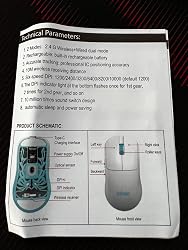 RedThunder M10 Wireless 2.4G Gaming Mouse - Ultralight （56g） Ergonomic ...