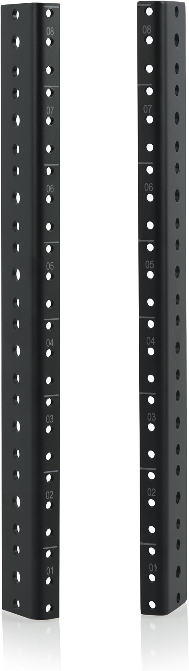 Amazon.com: RackPath 12U Vertical Server Rack Rail Pair Kit, DIY Rack ...