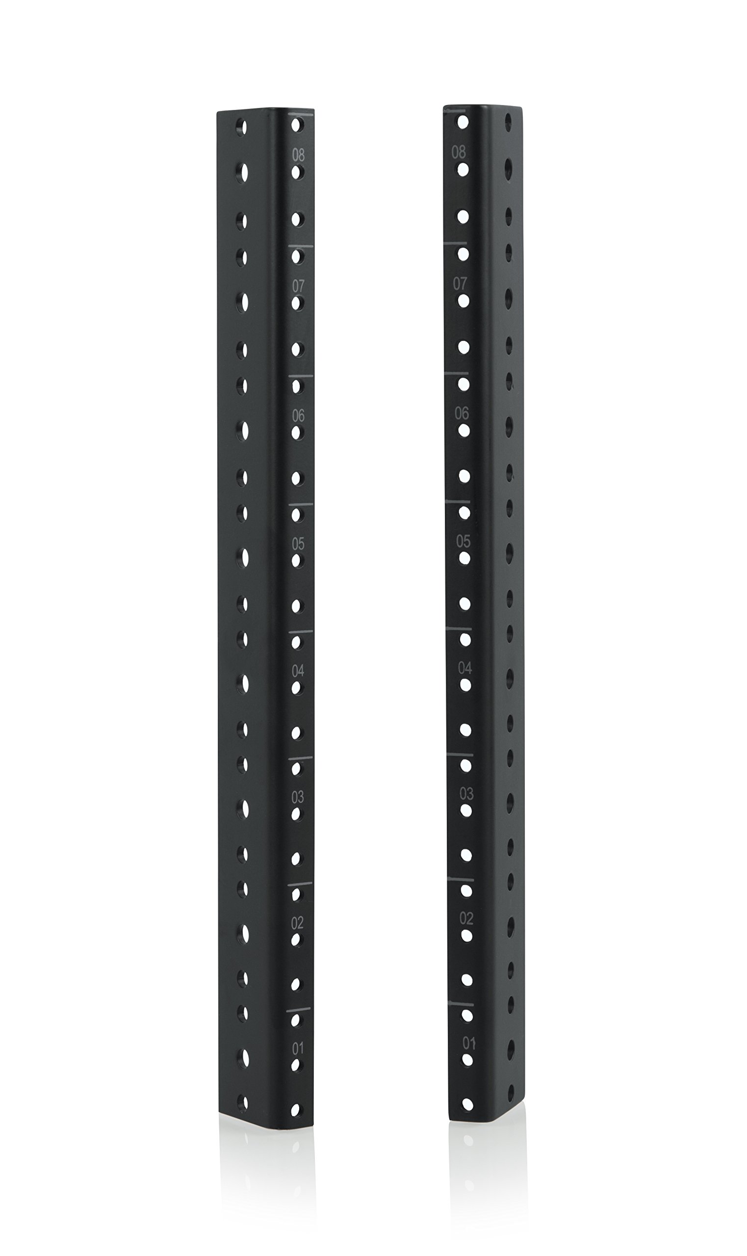 Snapklik.com : Gator Rackworks Heavy Duty Steel Rack Rail Set; 8U Rack Size