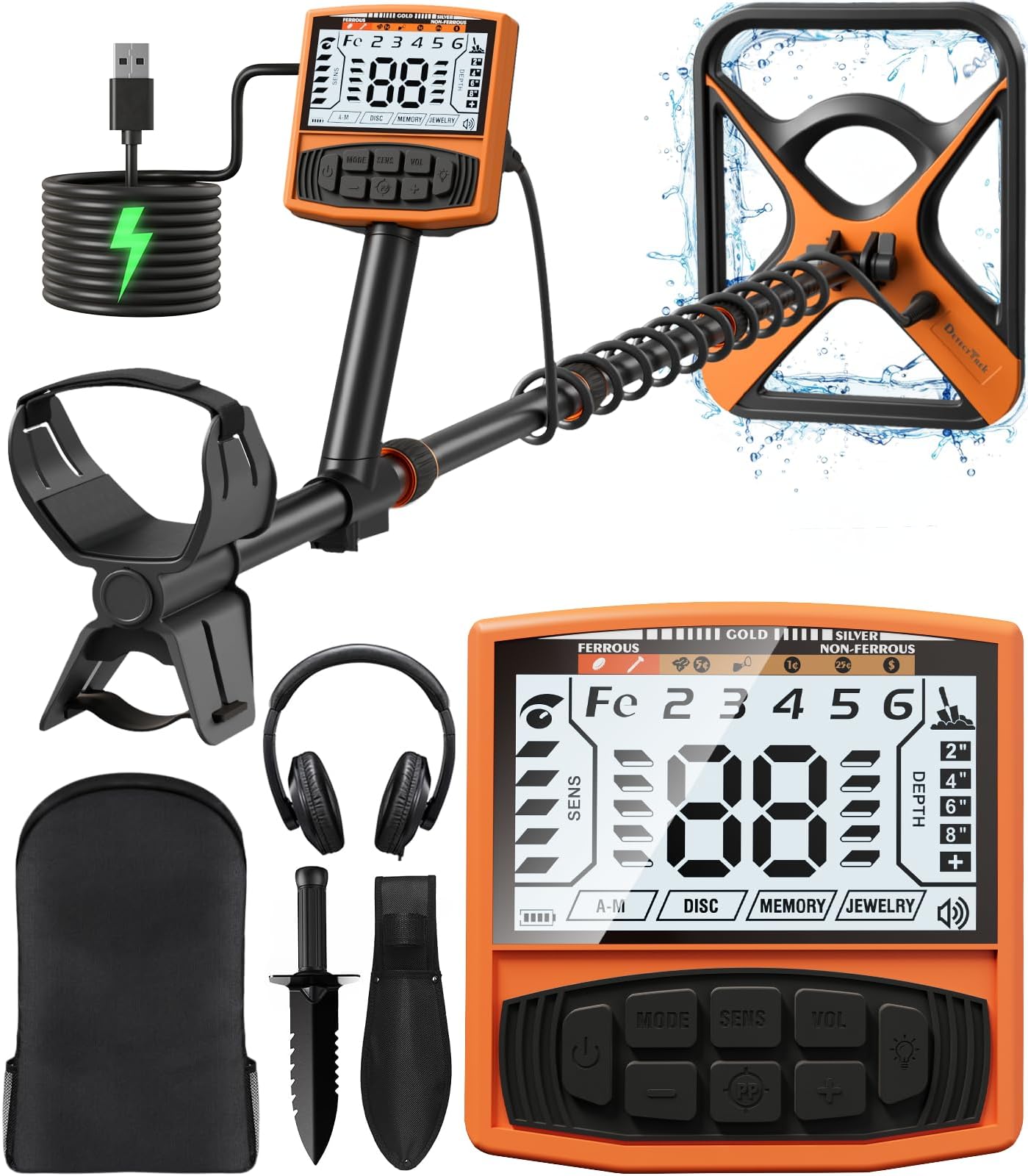 Amazon.com: Minelab Gold Monster 1000 Metal Detector with 2 Waterproof ...