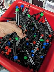 Amazon.com : Macarrie 300 Pcs 5.2 Inch Drip Emitters Fan Drip Emitters ...