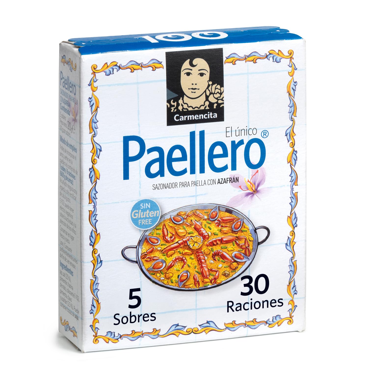 Amazon.com : Paellero Paella Seasoning from Spain (5 packets ...