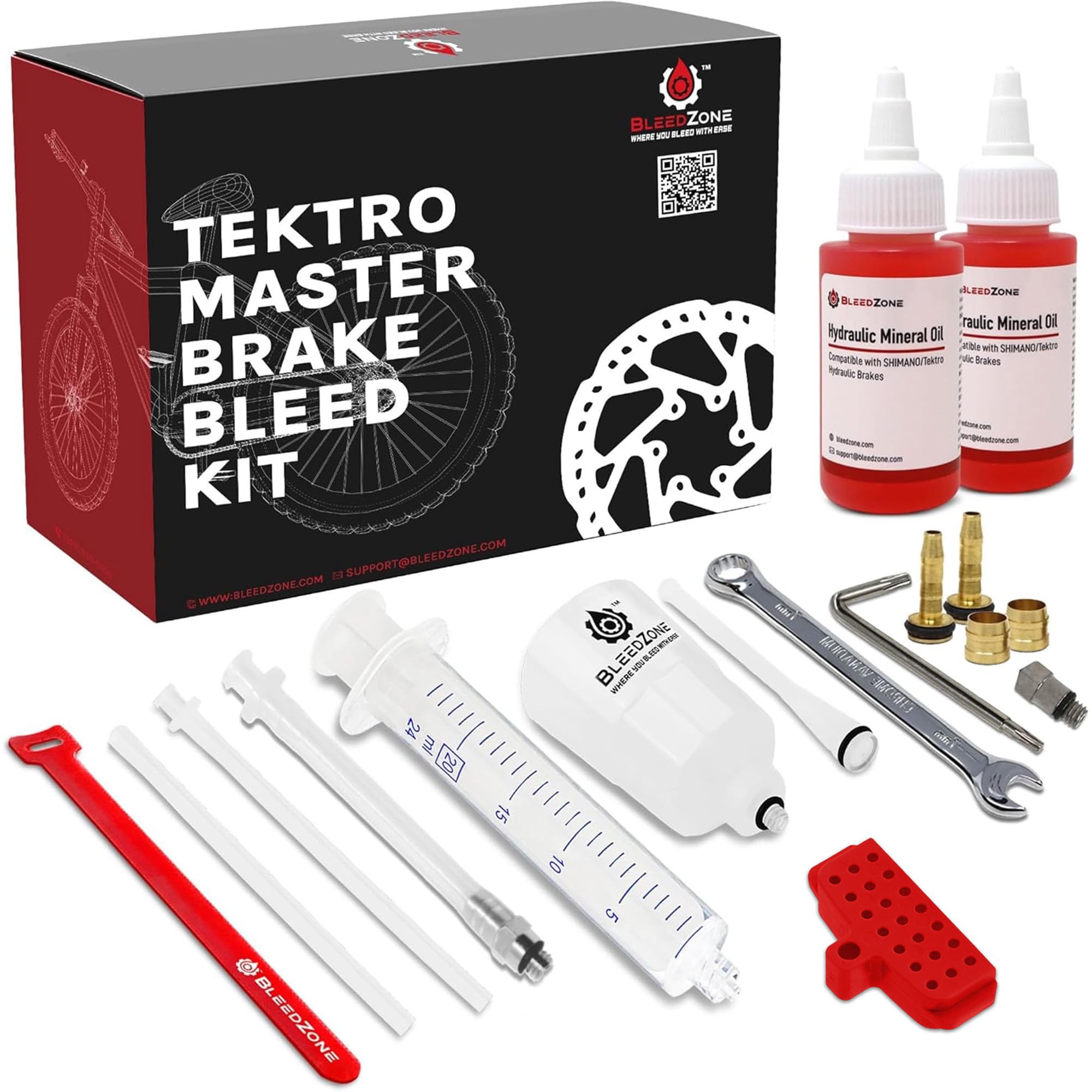 Snapklik.com : BleedZone Master Funnel Tektro 4 Piston Brake Bleed Kit ...