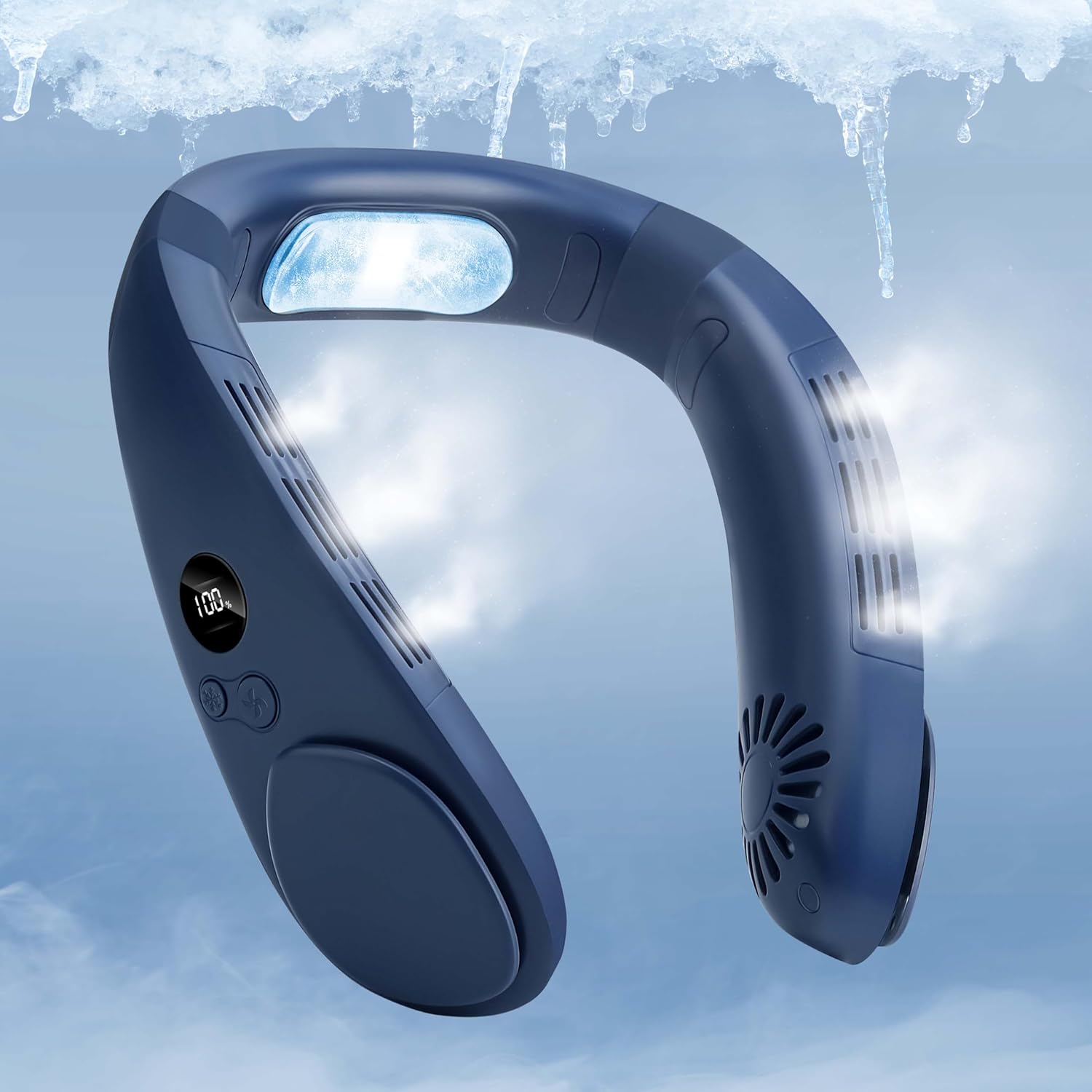 Amazon.com: HomePlus Neck Fan, 3 Speeds Portable Neck Fan with Cooling ...