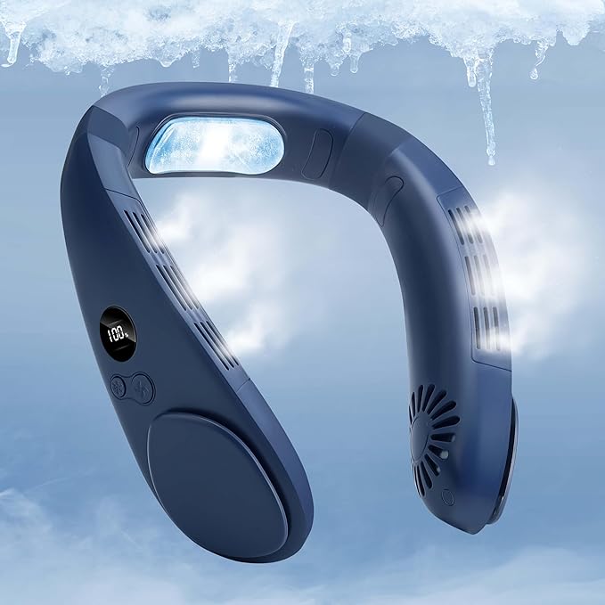 Amazon.com: HomePlus Neck Fan, 3 Speeds Portable Neck Fan with Cooling ...