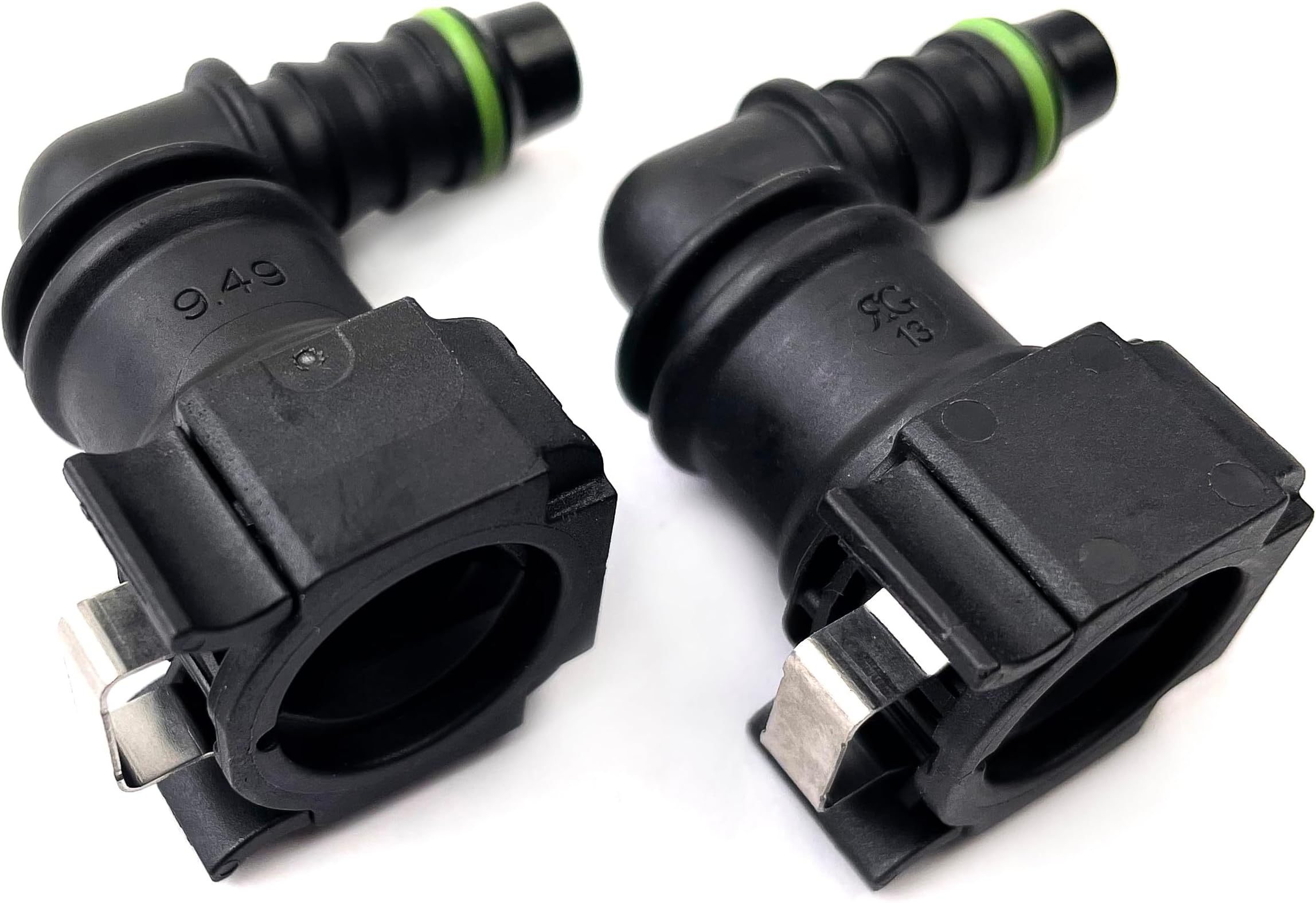 Amazon.com: Fuel Line Quick Connector 3/8" Bundy Female to Barb 90 ...