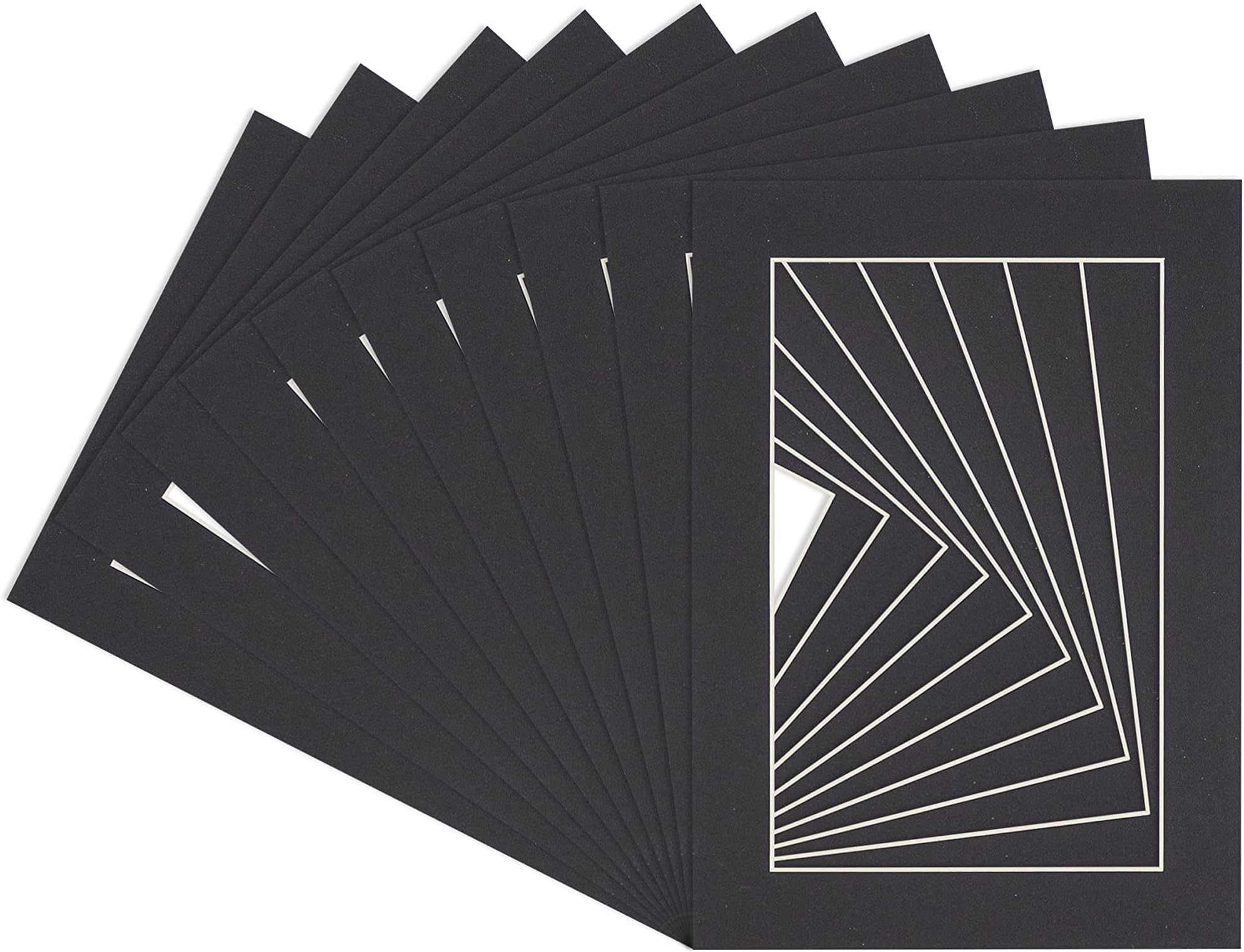 Amazon.com: 11x14 Mat for 12x16 Frame - Precut Mat Board Acid-Free Show ...