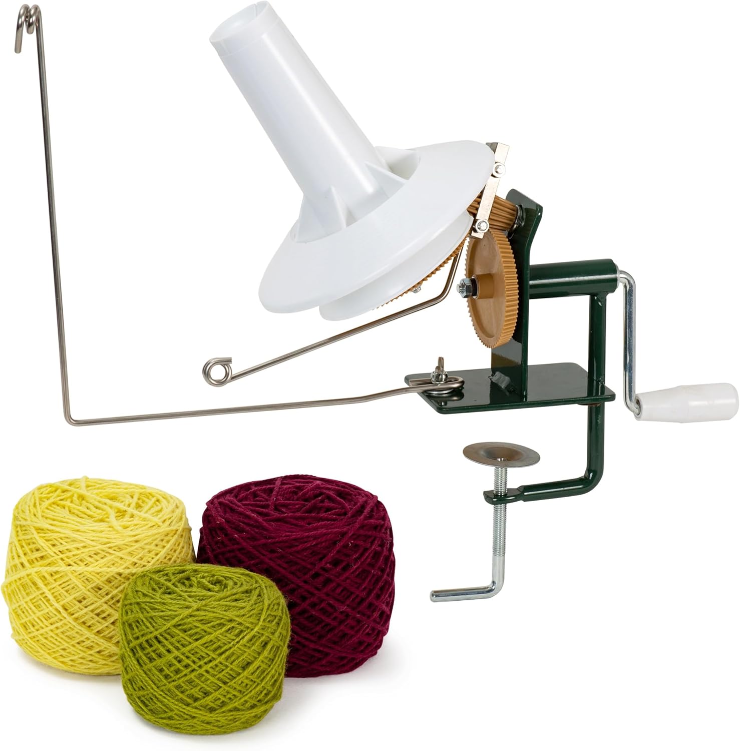 Amazon.com: Metal Hand Operated Yarn Winder for Crocheting - Best Heavy ...