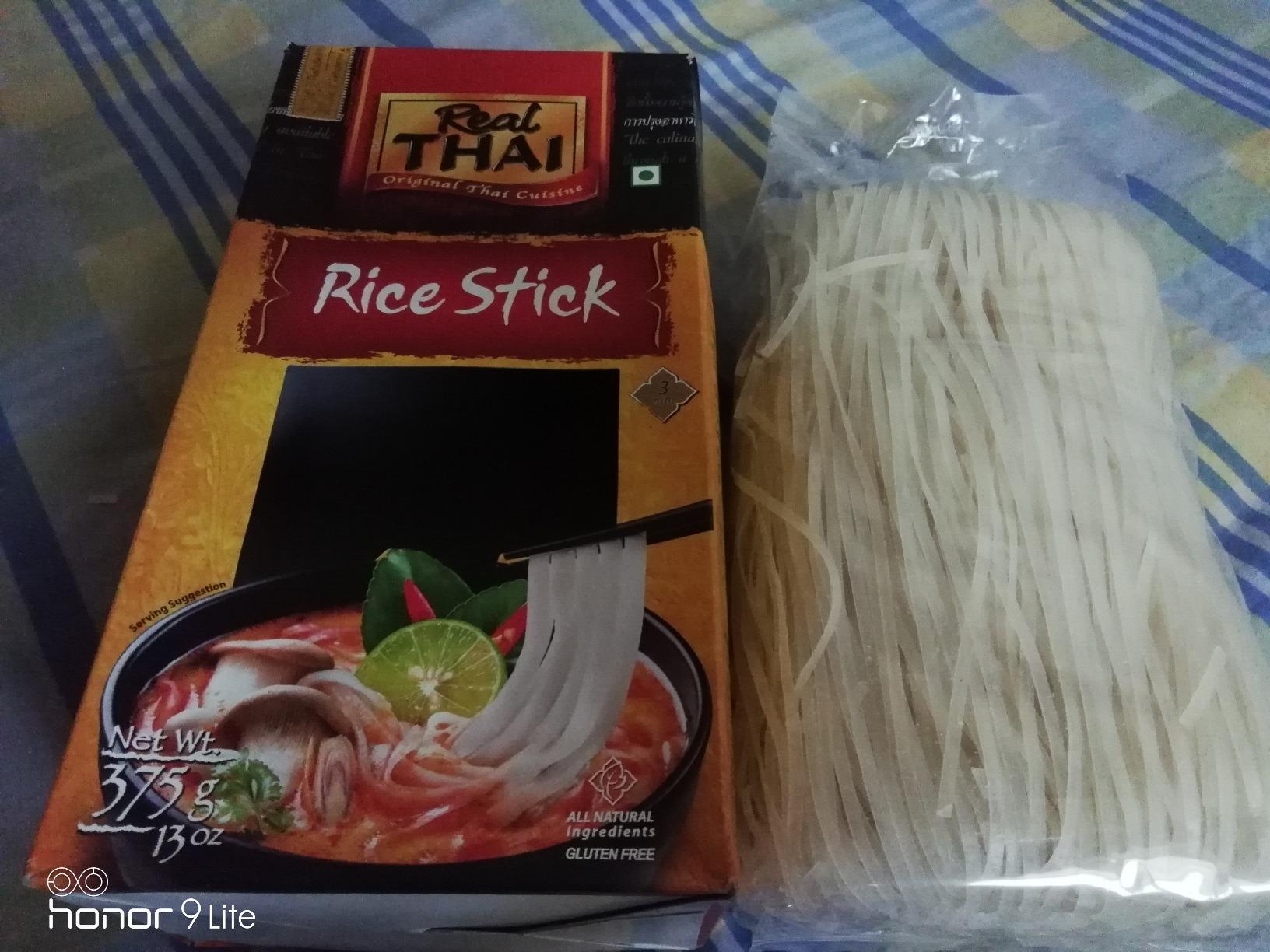 Real THAI Original Thai Cuisine Rice Stick 3mm, 13.23 oz / 375 g ...