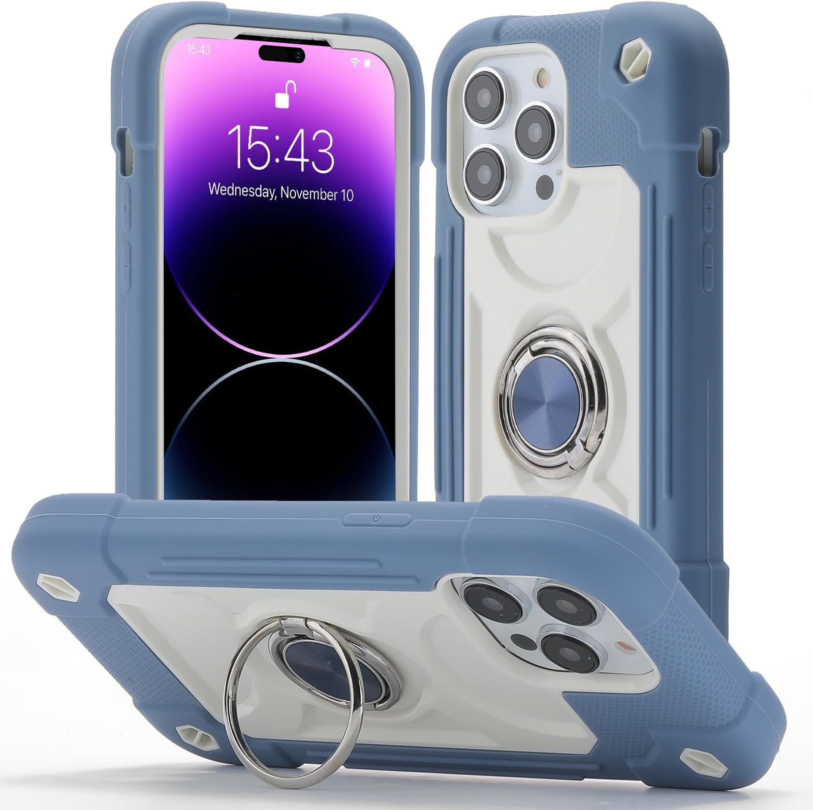 Funda para iPhone 15 Pro MAX Uso Rudo, Funda iPhone 15 Pro MAX Case con ...