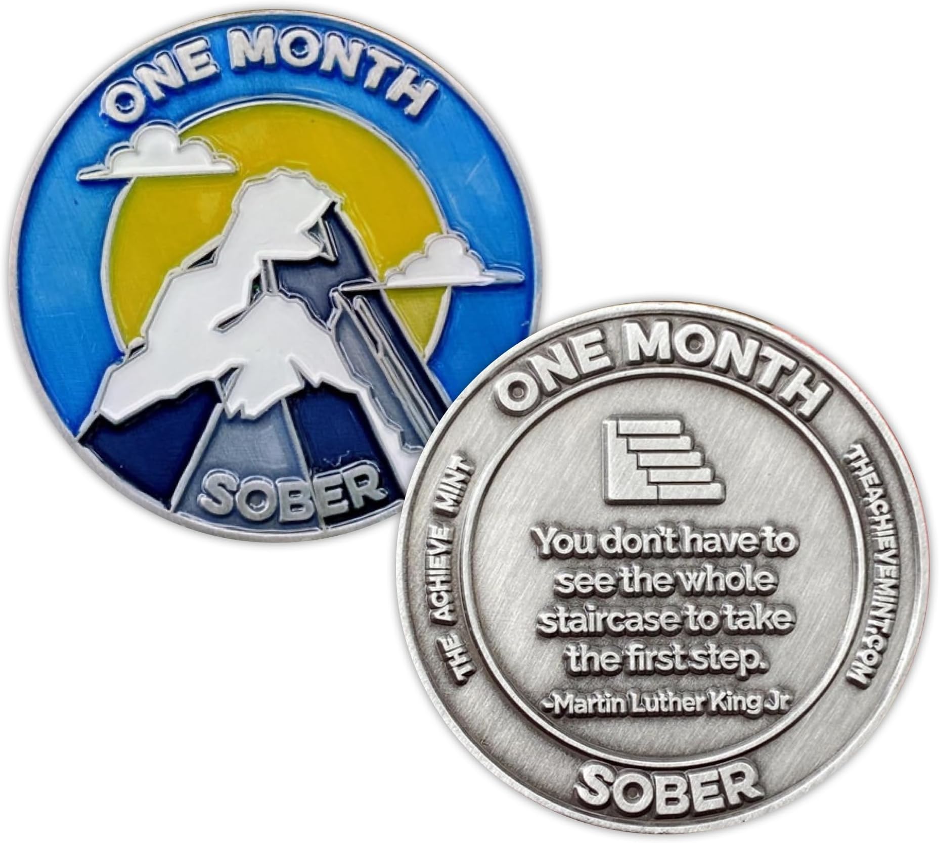 Amazon.com : Imasoner 1 Month Sobriety Coin Keepsake Set | Scenic ...