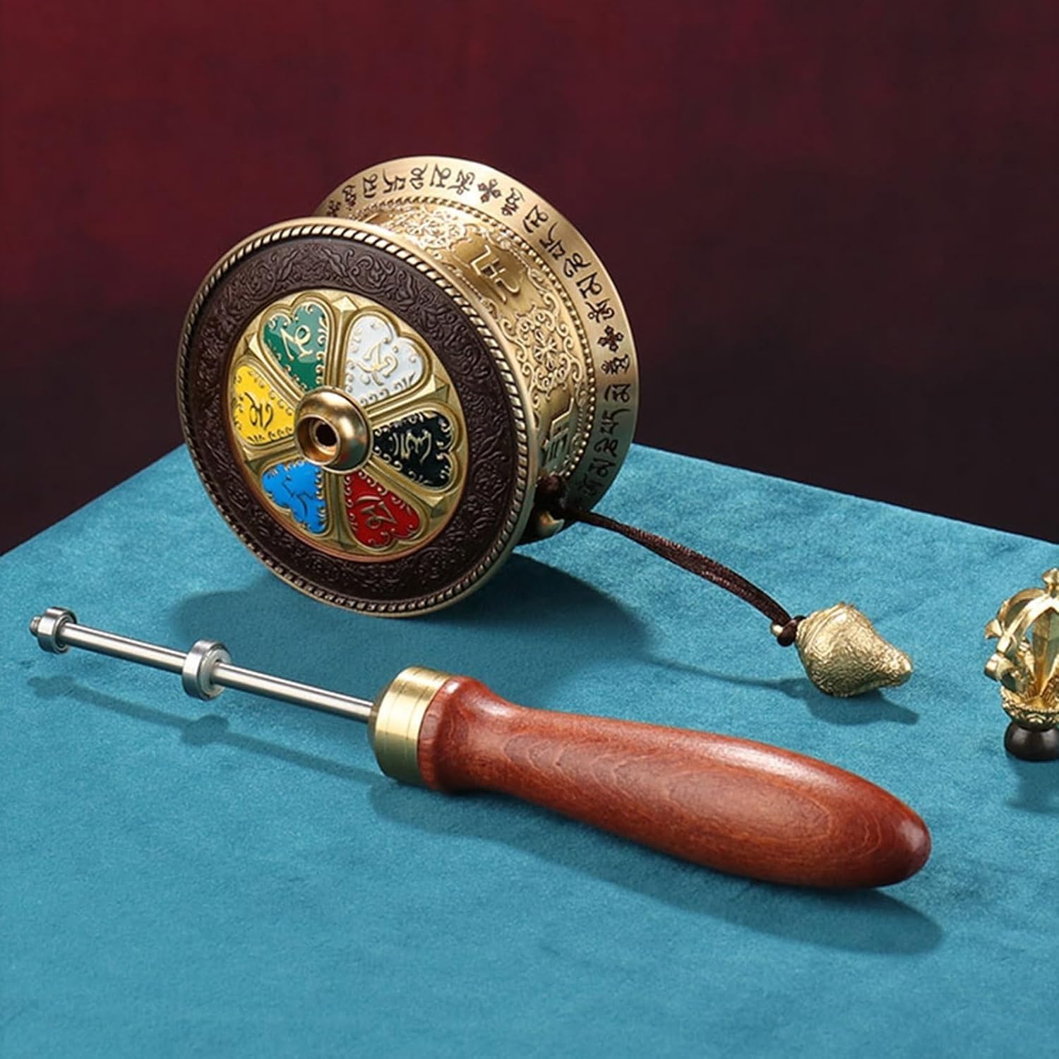 prayer wheel, Tibetan Prayer Wheel, Hand Held Prayer Nepal | Ubuy