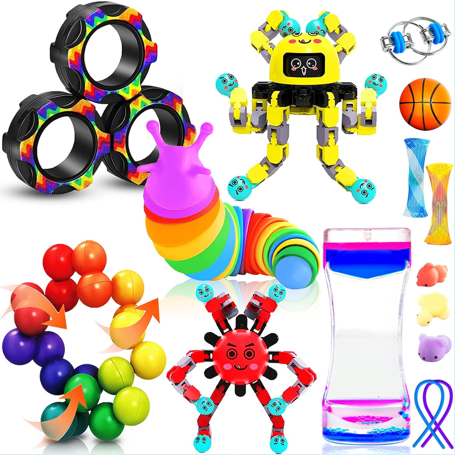 Amazon.com: 15 Pack Sensory Fidget Toys Pack for Kids Age 5-7, 8-12 ...