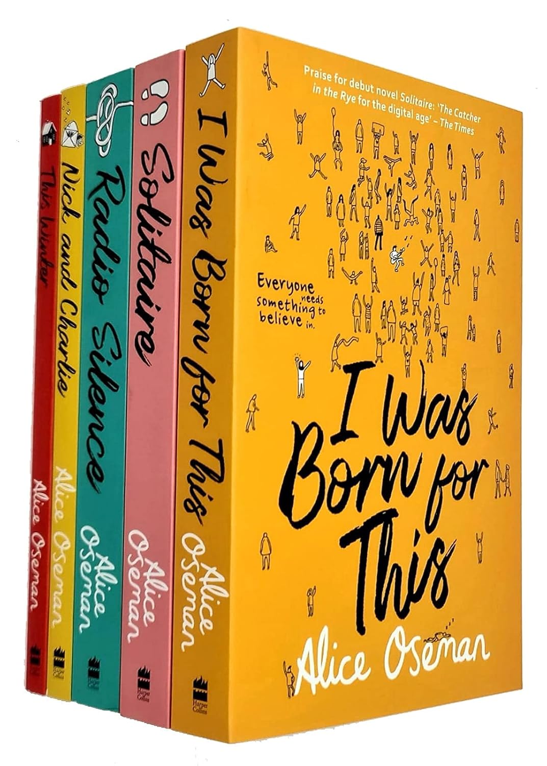Alice Oseman Collection 5 Books Set (I Was Born for This, Solitaire ...