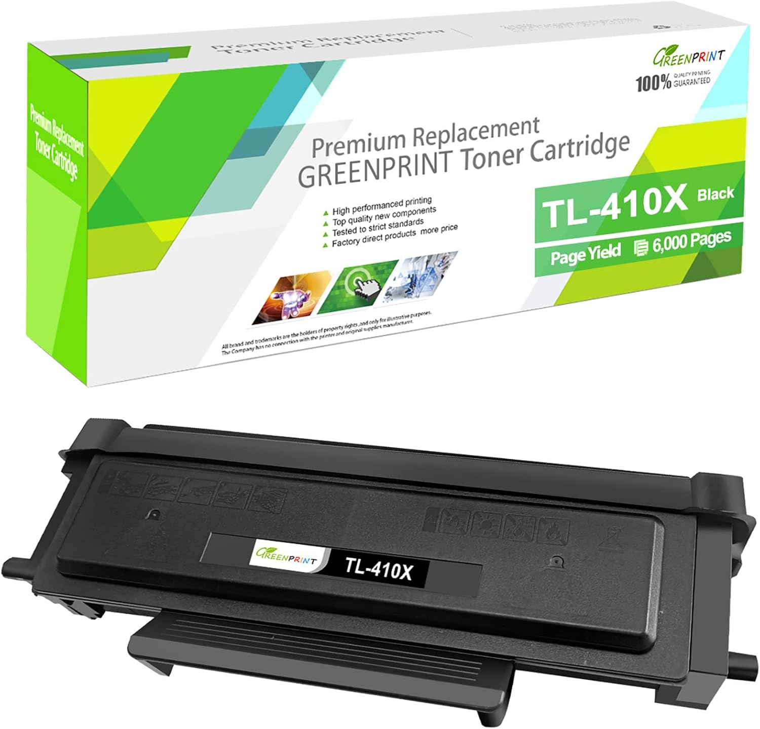 Amazon.com: GREENPRINT TL-410X ( TL-410 TL-410H ) Compatible Toner ...