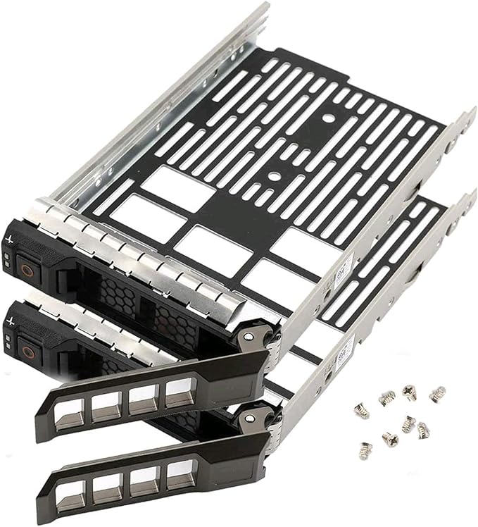Amazon.com: 2 PCS Hard Drive Tray Caddy for Dell Poweredge Series 11/12 ...