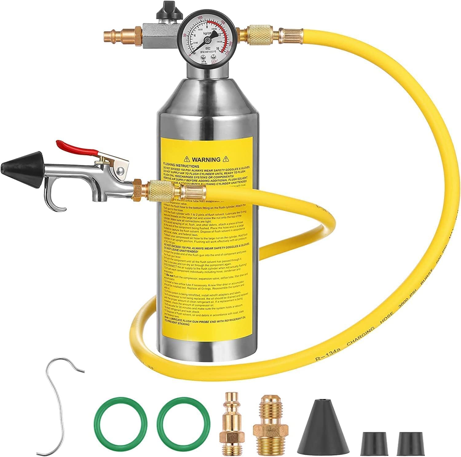 Amazon.com: Oralys AC Flush Kit,A/C Air Conditioner System Flush ...