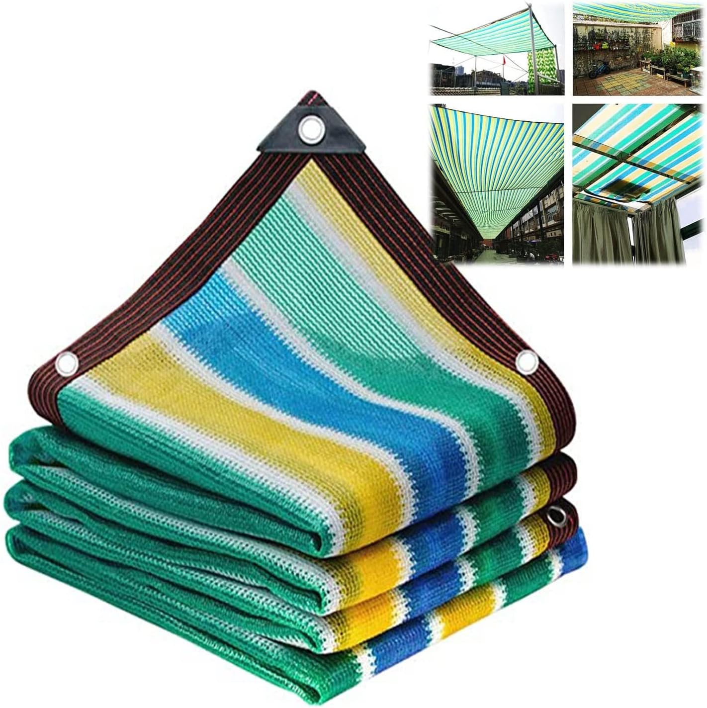 Amazon.com : Sun Shade Sail, Rectangle Shade Cloth Canopy Fabric ...