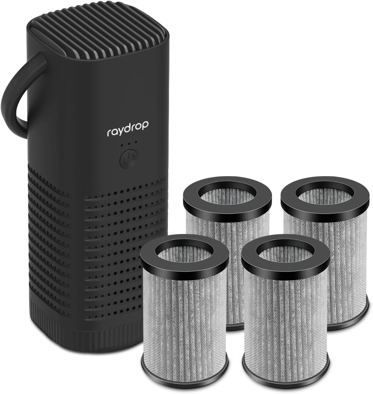 Amazon.com: raydrop Portable Mini Air Purifier with 1-Year Pack HEPA ...