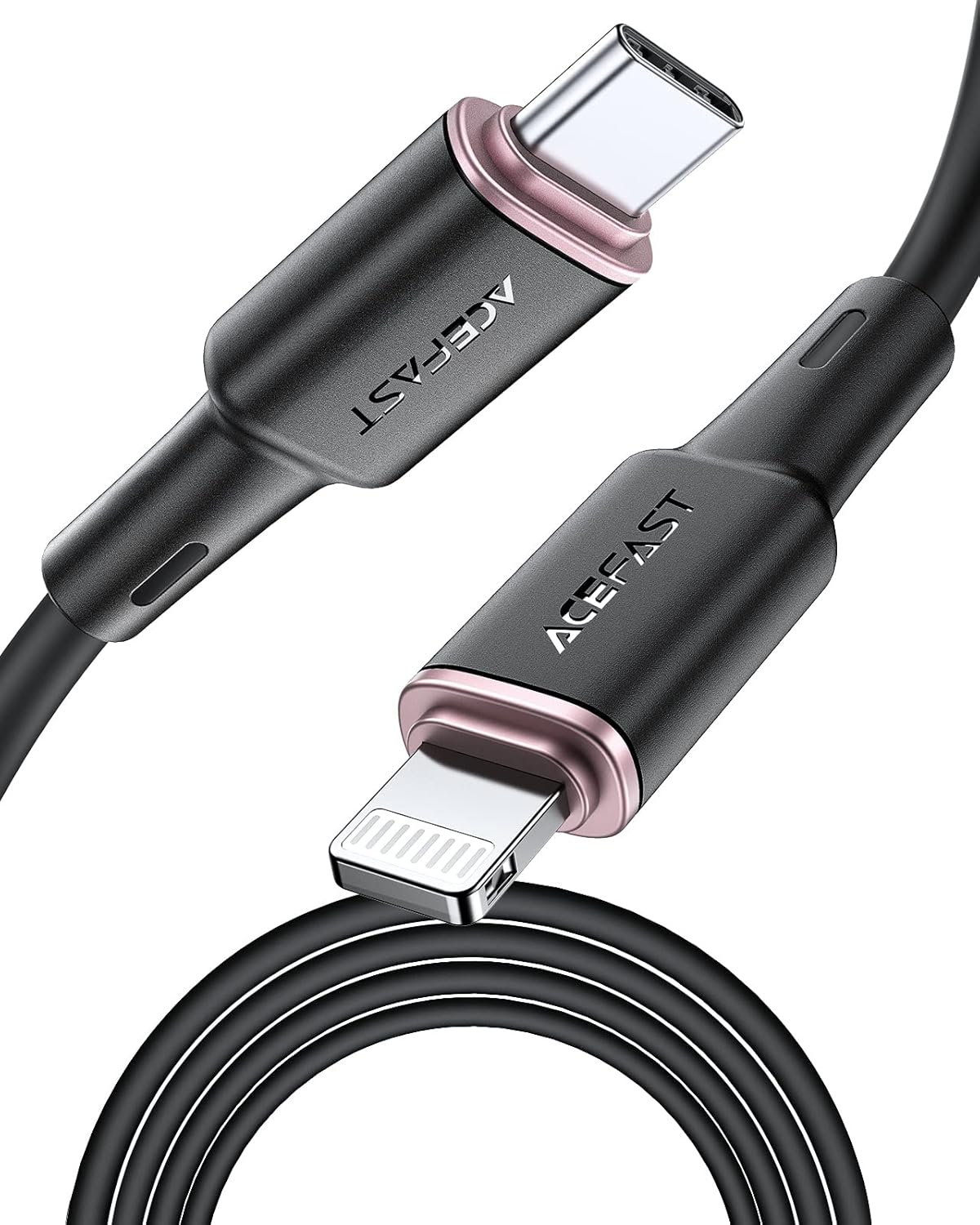 Amazon.com: ACEFAST USB C to Lightning Cable Fast Charging 30W, MFi ...