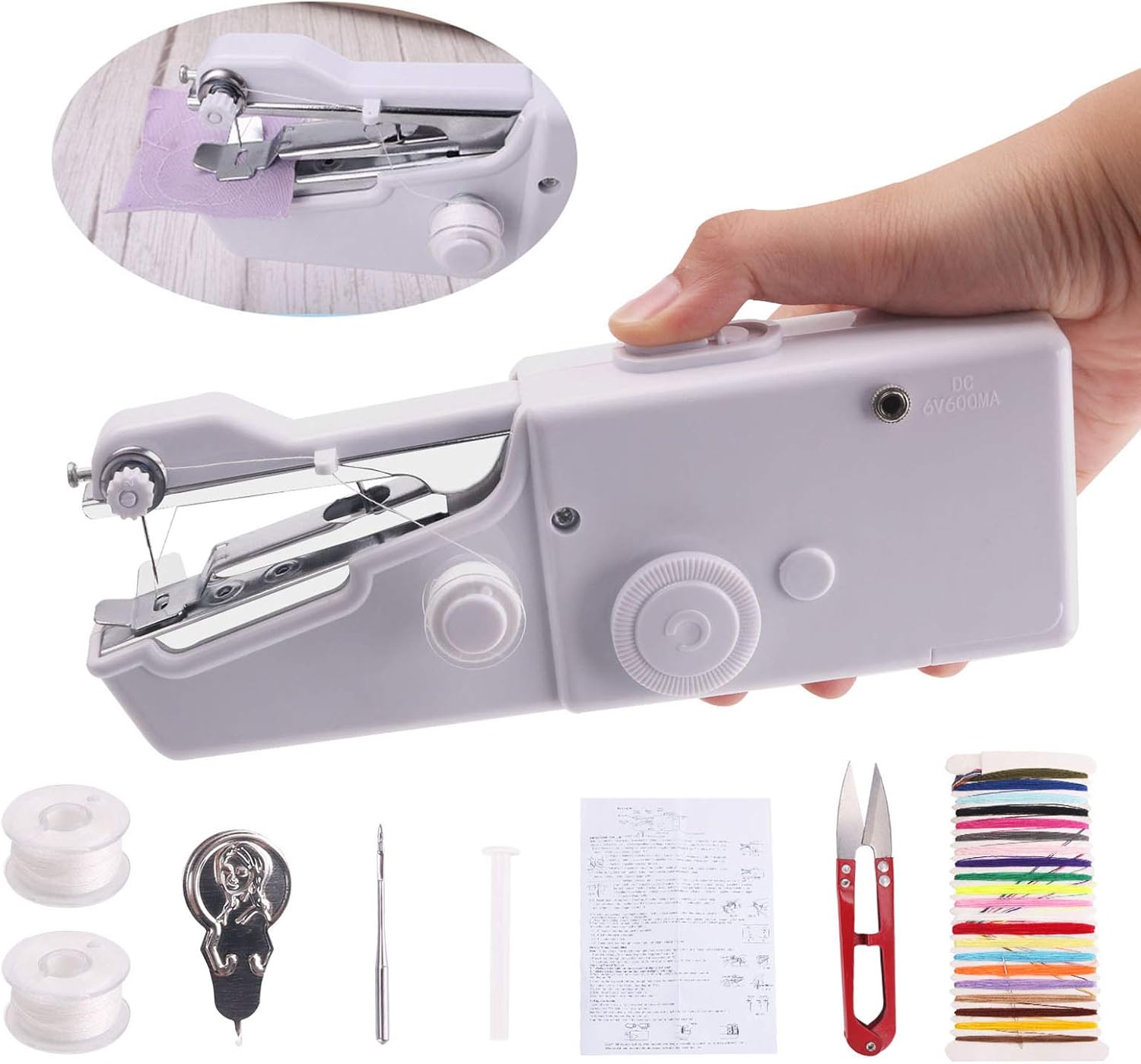 [30 PCS] Handheld Sewing Machine, CarDition Mini Sewing Machine ...
