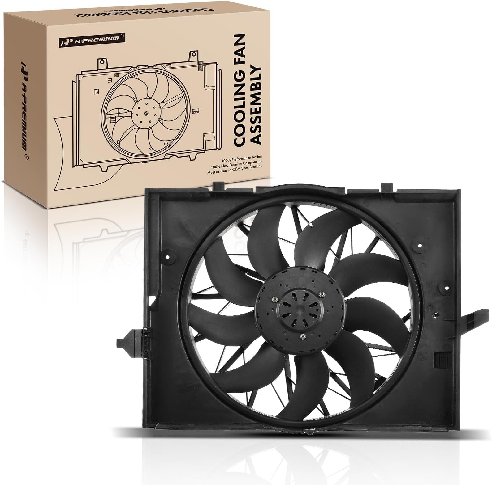 Amazon.com: A-Premium Engine Radiator Cooling Fan Assembly with ...