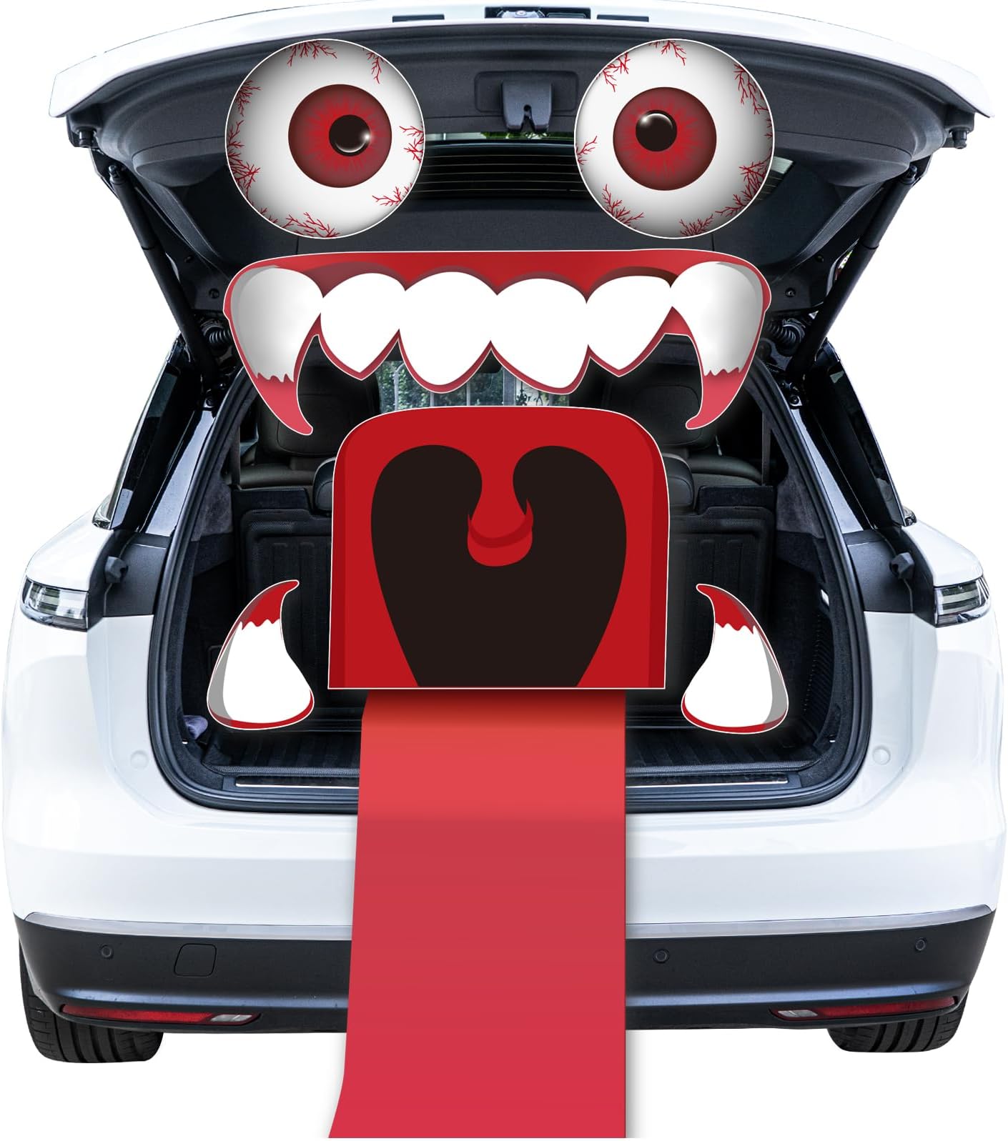 Amazon.com: ceiba tree Halloween Monster Face Trunk or Treat Car ...