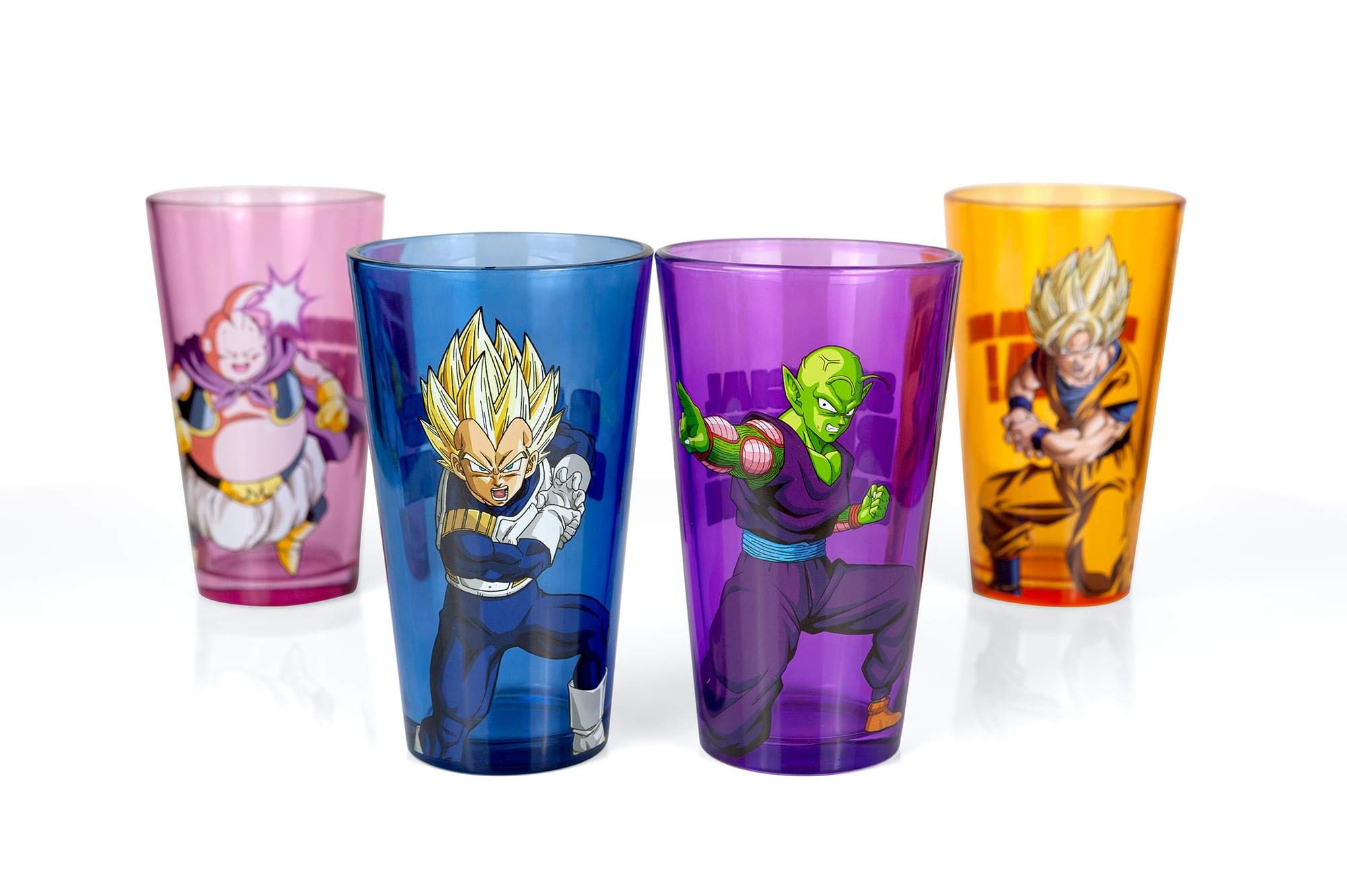 Buy Dragon Ball Z Official Fighters Pint Glasses | Features Goku ...