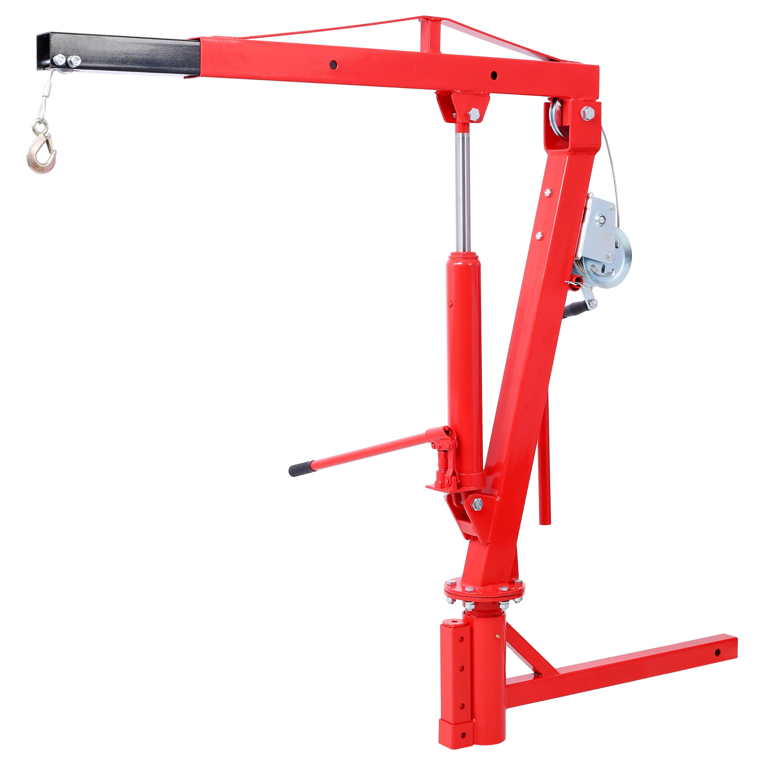 500Lb Pickup Truck Hydraulic PWC Dock Jib Engine Hoist Crane Hitch