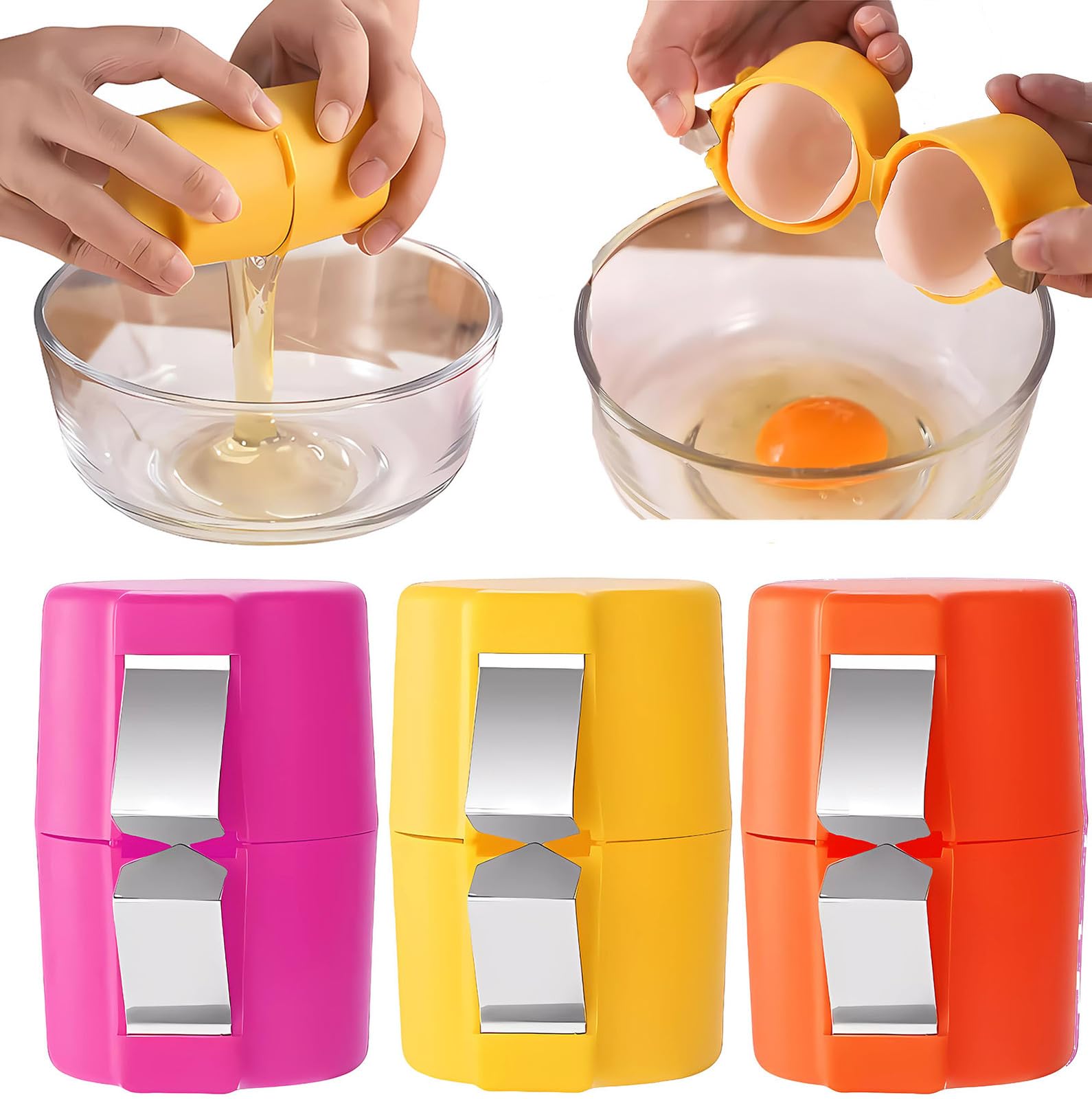 Egg Shell Opener Tool Egg Cracker Tool for Raw Eggs Egg Peeler Tool for ...