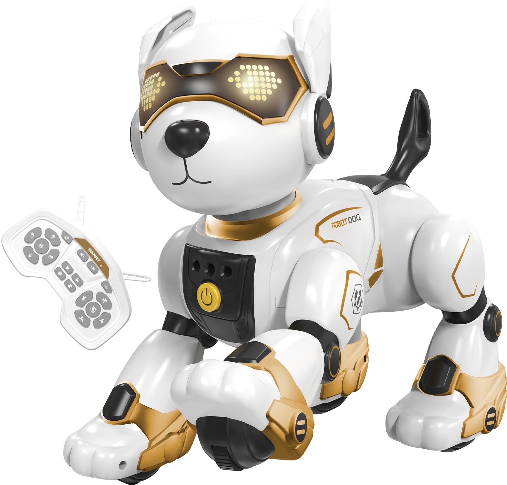 Amazon.com: HBUDS Robot Dog Toys for Kids, Remote Control Dog Robot ...