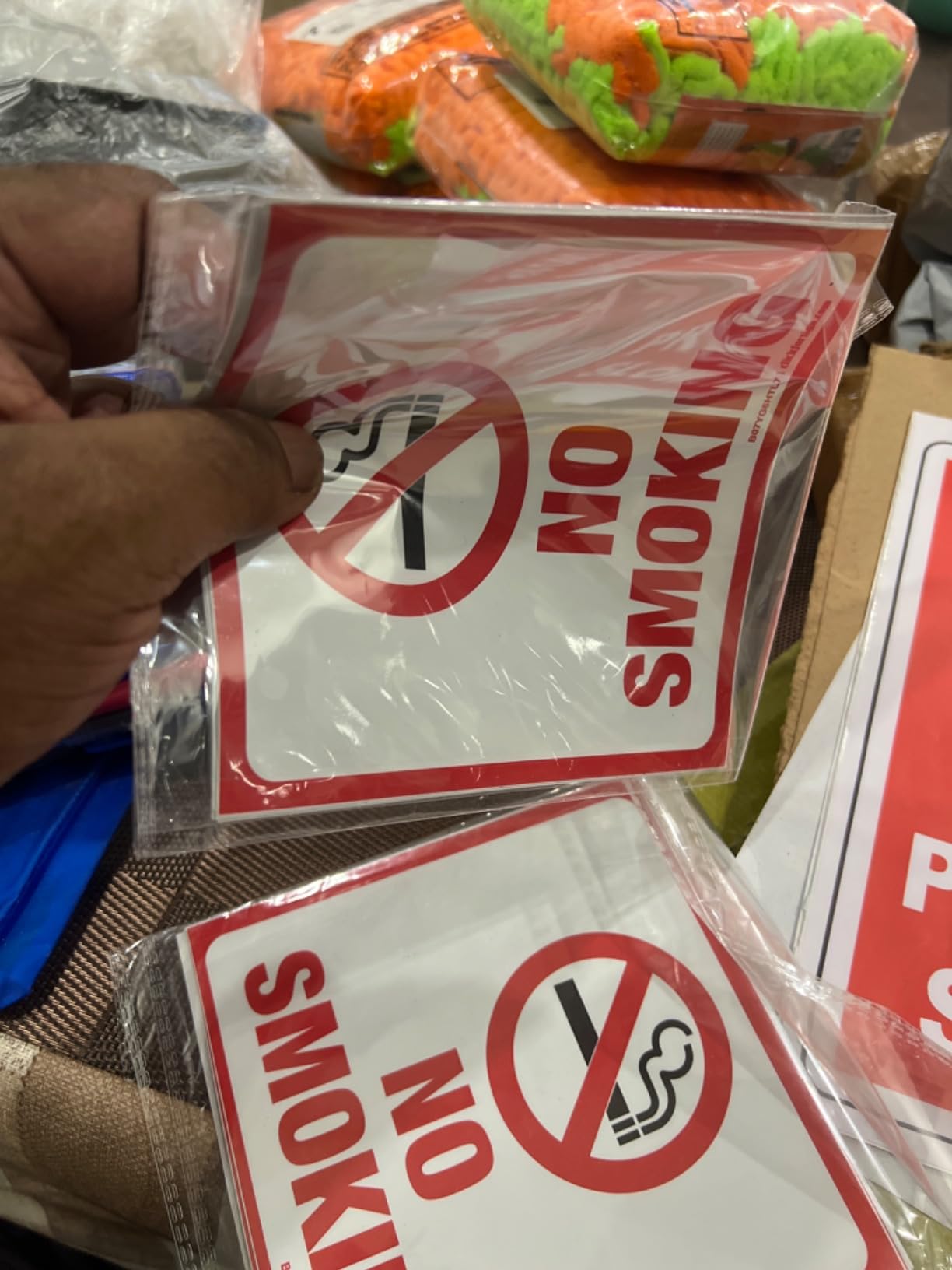 Clickforsign Weather Resistant Long Lasting UV Protected No Smoking ...