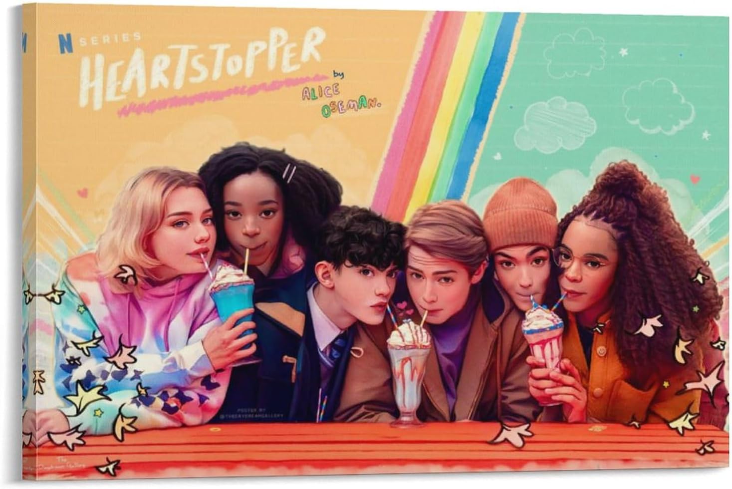 Heart%stopper TV Poster 4 Poster Print Art Wall Painting Canvas Posters ...