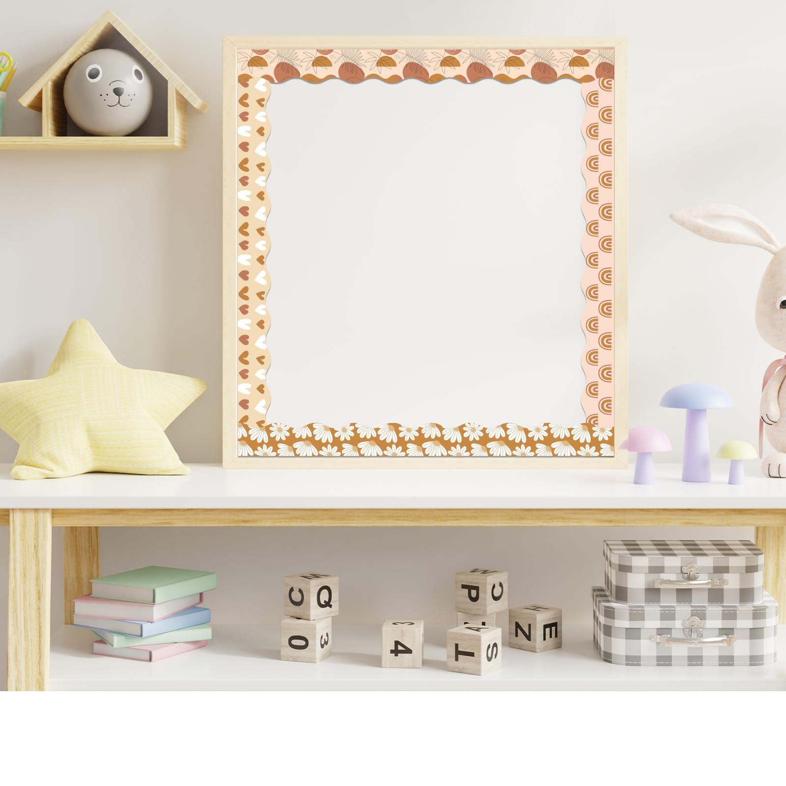 Snapklik.com : 69Ft Boho Bulletin Board Border Decoration Retro Groovy ...