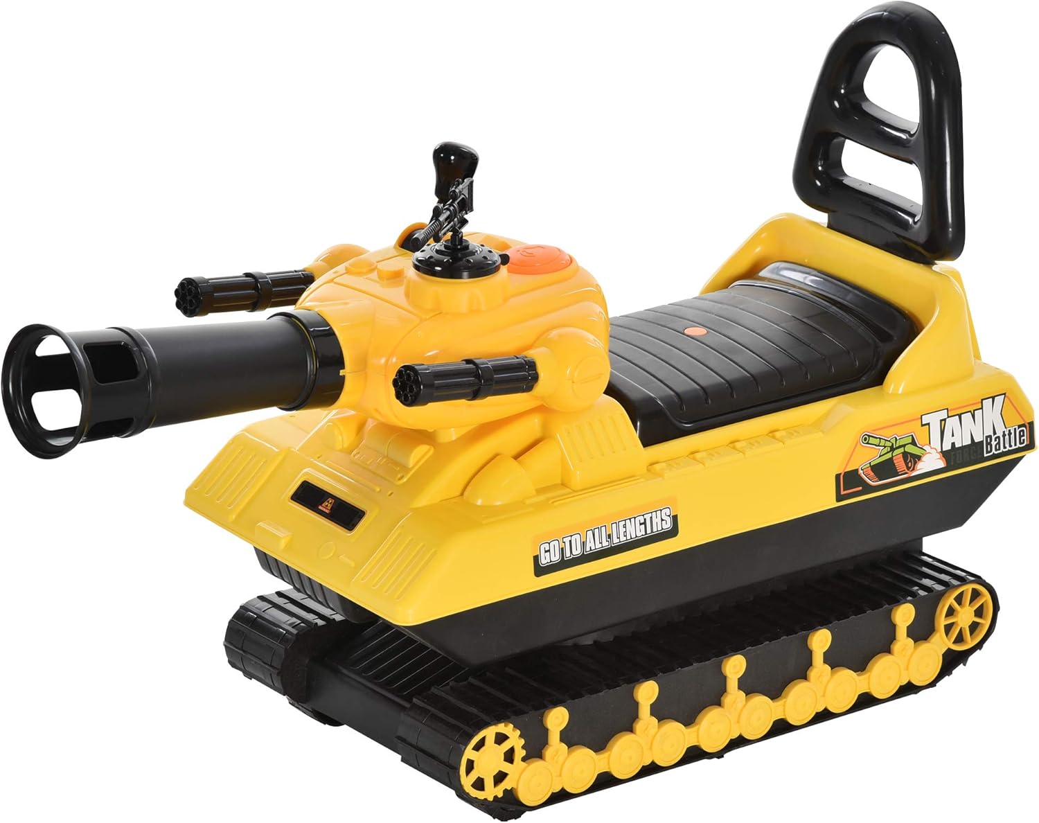 Amazon.com: HOMCOM NO Power 3 in 1 Ride-on Construction Tank with ...