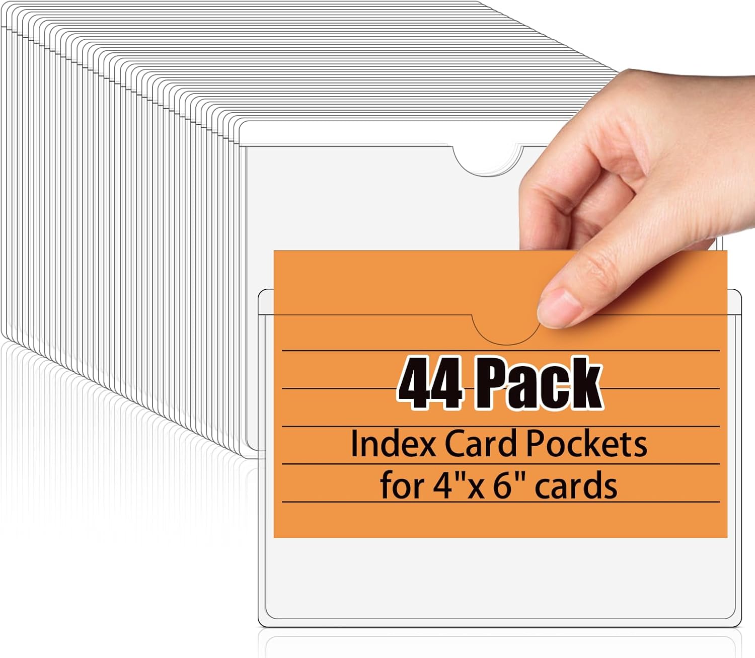 Amazon.com: jhwsxtek 44 Pack labels for storage bins, Adhesive Pockets ...