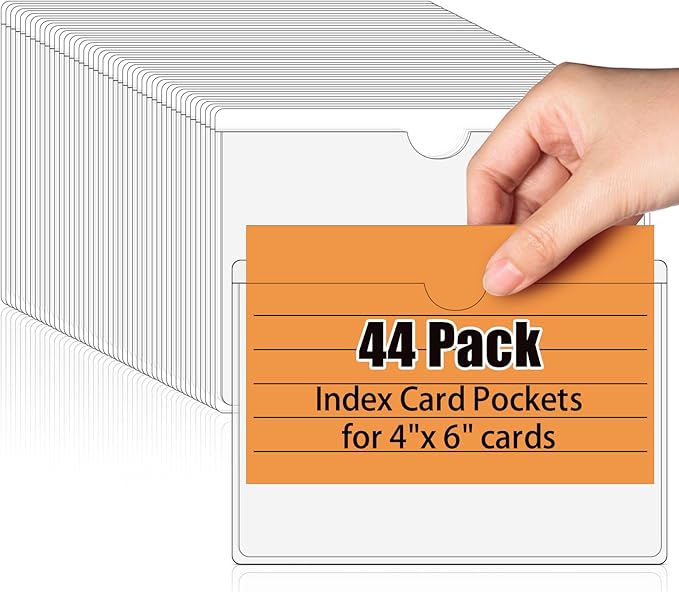 Amazon.com: jhwsxtek 44 Pack labels for storage bins, Adhesive Pockets ...