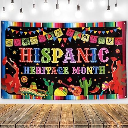 Amazon.com : Hispanic Heritage Month Decorations Latin American Banner ...