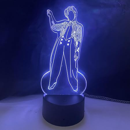 3D Night Light Rapper Lil Peep Led for Home Decoration Gift for Fans ...