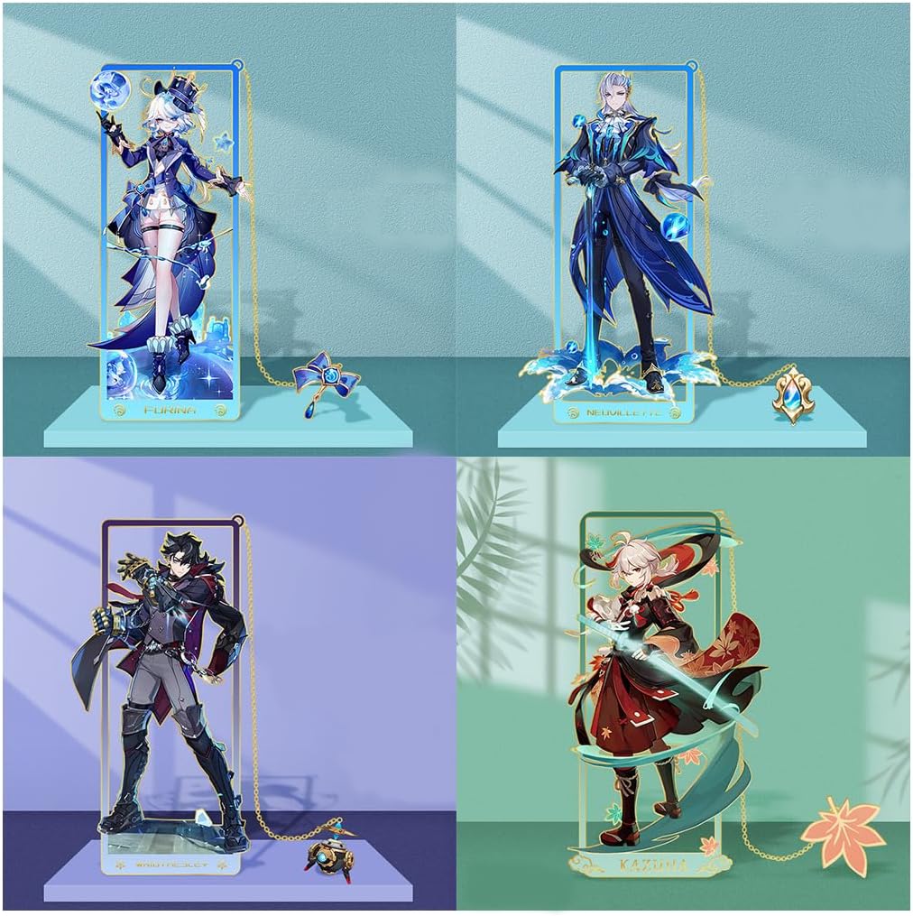 Amazon.com: Genshin Impact Creative Bookmark Furina Xiao Neuvillette ...