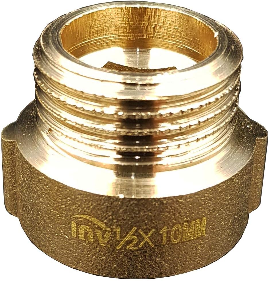 1/2" BSP (15mm) Pipe Thread Extension Female x Male Chrome Brass - 10mm ...