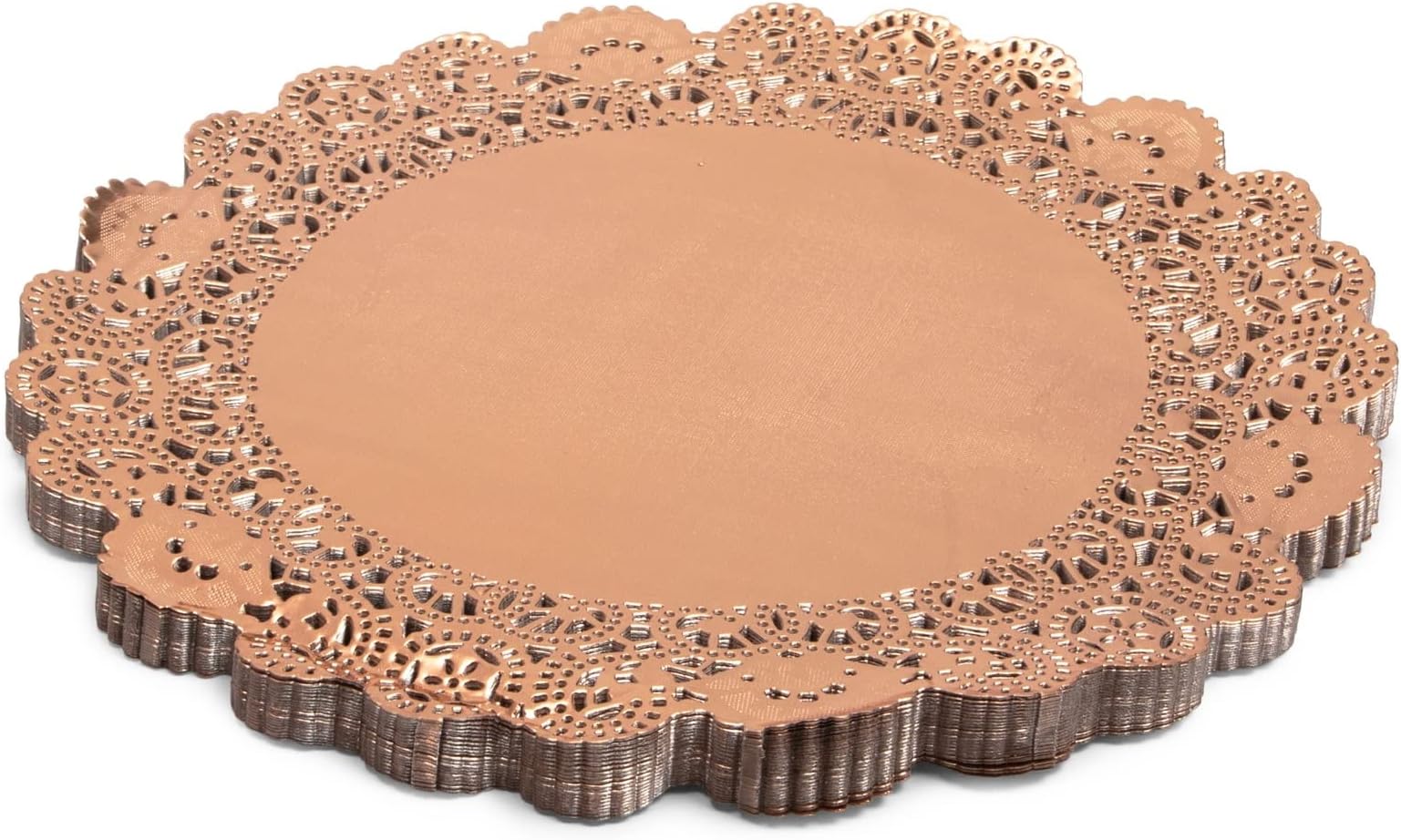 Amazon.com: Juvale 250 Pack Brown Paper Doilies - Round Decorative ...
