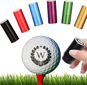 DVDKOLA Golf Ball Stamp Personalised - 4 Ink Color Options - 24 Design ...