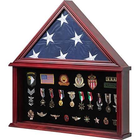 Amazon.com - Flag Display Case Military Uniform Shadow Box Fits a ...