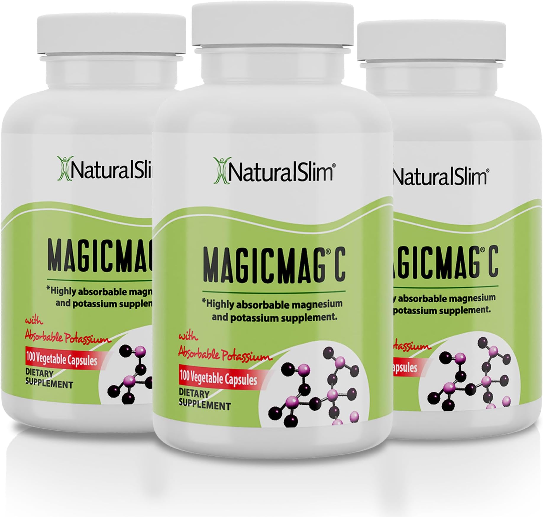 Amazon.com: NaturalSlim MagicMag C Cápsulas de citrato de magnesio ...