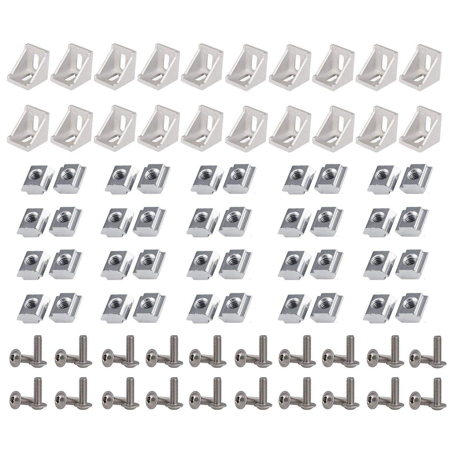 Serie 2020 Profilverbinder Set 20 St cke Eckhalterung 40 St cke X 10Mm serie-2020-profilverbinder-set-20-st-cke-eckhalterung-40-st-cke-x-10mm