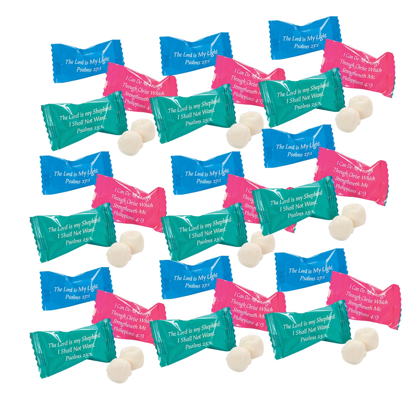 Amazon.com : Bible Verse Wrapped Classic Buttermints, Bulk Mega Pack ...