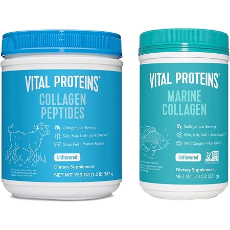 Amazon.com: Vital Proteins Collagen Peptides Powder, Unflavored ...